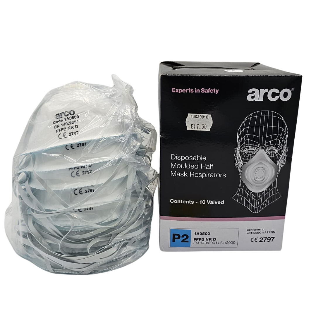 FFP2 Particulate Respirator Kit with Valves Pack of 10 – Waterwise Pumps